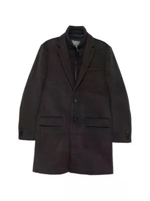 Mackage Plaid Coat - Brown