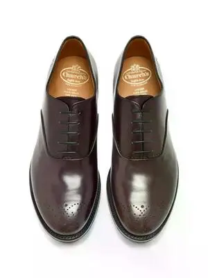 Church's Skipton Perforated Leather Derby Shoes - Brown