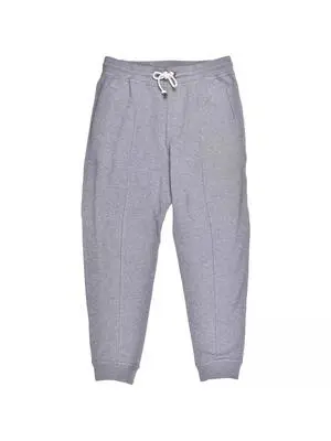 Brunello Cucinelli Drawstring-waistband Tapered-leg Track Pants - Grey