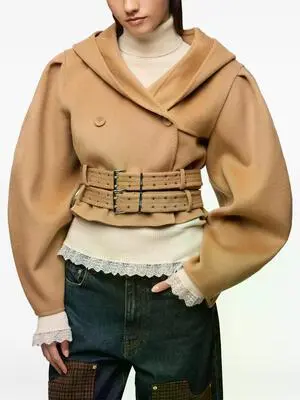GANNI Jacket In Double-faced Wool