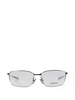 Balenciaga Narrow-shape Square-frame Sunglasses - Silver
