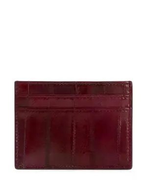 Dolce & Gabbana Eel Card Holder - Red