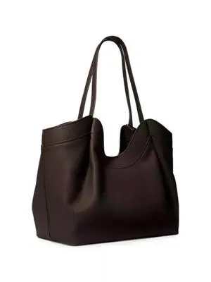 Michael Kors Logo-charm Pebbled Leather Tote Bag