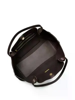 Michael Kors Logo-charm Pebbled Leather Tote Bag