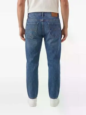 Brunello Cucinelli Logo-patch Straight-leg Jeans