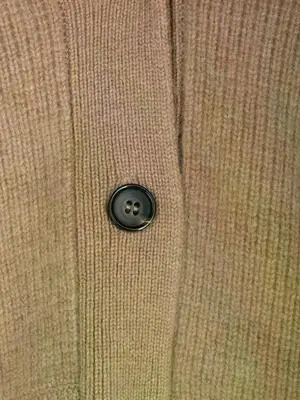 Le Kasha Derios Ribbed-knit V-neck Cardigan