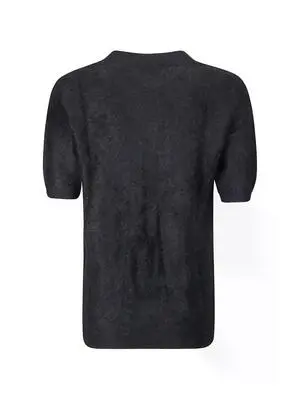 P.a.r.o.s.h Fine-knit Short-sleeve Top