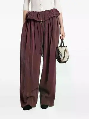 Chloé Paperbag-waist Palazzo Pants