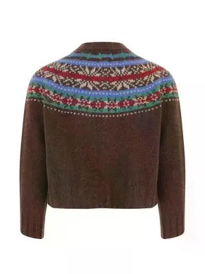 Howlin' Fair Isle Virgin Wool Cardigan