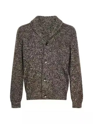 Tagliatore Shawl-collar Marl Cardigan