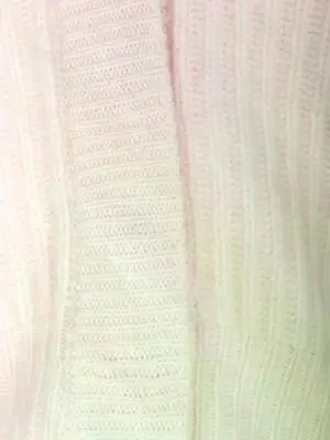 Le Kasha Monaco Ribbed-knit V-neck Cardigan Pink