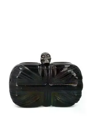 Alexander McQueen Small Britannia Skull Box Clutch Bag