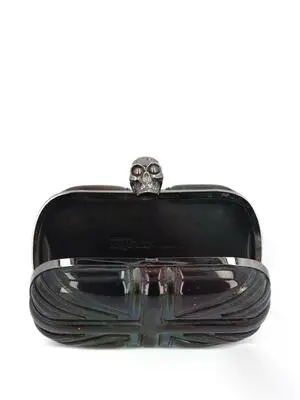 Alexander McQueen Small Britannia Skull Box Clutch Bag