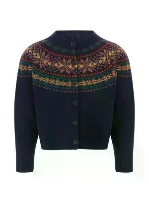 Howlin' Fair Isle-knit Cardigan - Blue