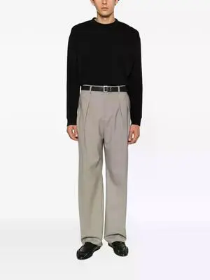 Saint Laurent Cassandre Long-sleeve T-shirt - Black