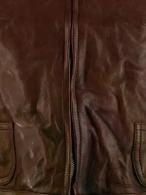 Miu Miu Crinkled Leather Jacket