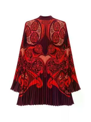 La DoubleJ Pleated Pussy-bow Blouse