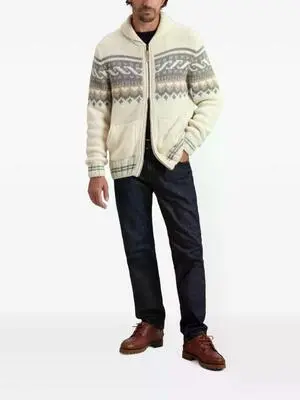 Woolrich Fair Isle Zip-up Cardigan