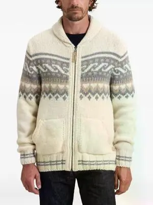 Woolrich Fair Isle Zip-up Cardigan
