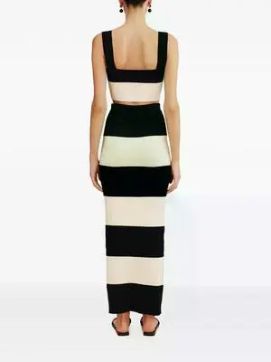 Posse Theo Striped Crop Top