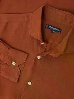 Frescobol Carioca Antonio Linen Shirt