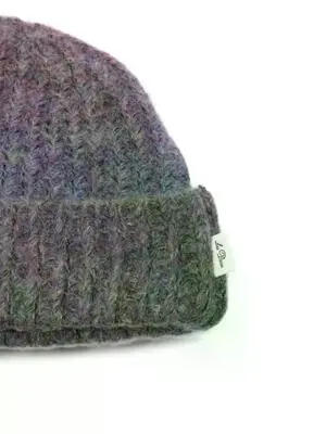 LES DEUX Ribbed-knit Beanie Hat