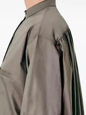 SA SU PHI Balloon Chest-pocket Blouse