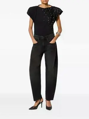 Isabel Marant Étoile Sebani Hotfix-embellished Top