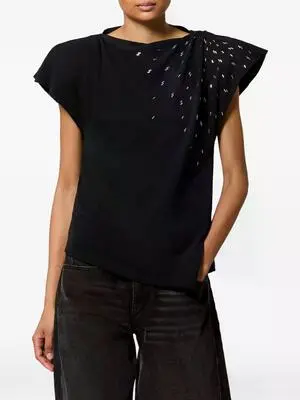 Isabel Marant Étoile Sebani Hotfix-embellished Top