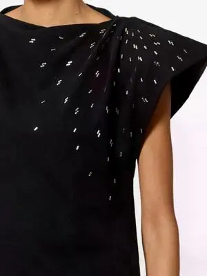 Isabel Marant Étoile Sebani Hotfix-embellished Top