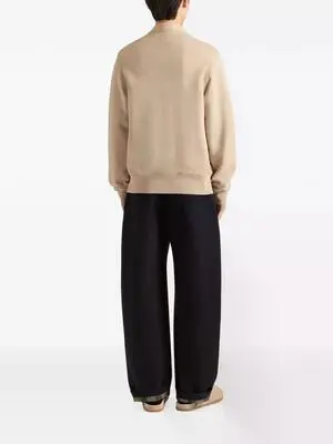 Givenchy Couture Seam Pants In Flannel With Checked Reverse