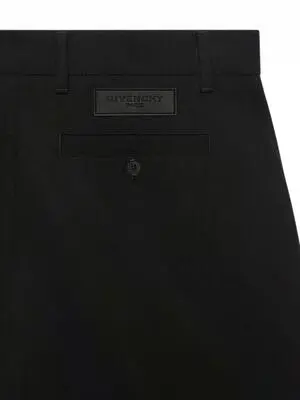 Givenchy Couture Seam Pants In Flannel With Checked Reverse