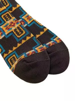 Anonymous Ism Geometric-pattern Socks