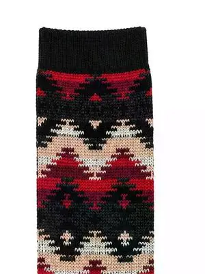 Anonymous Ism Wigwam Jq Crew Geometric-pattern Socks