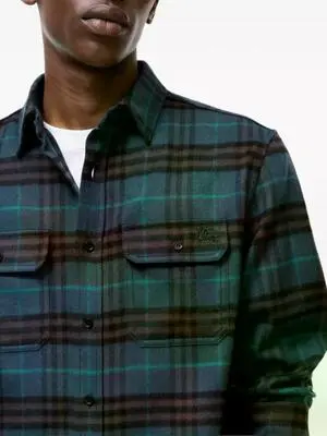 Burberry Check Wool Flannel Overshirt