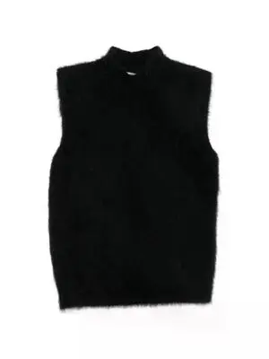 AROVESCIO Brushed-finish Sleeveless Sweater