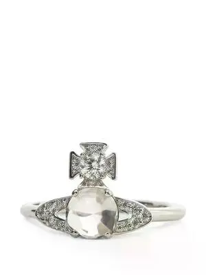 VIVIENNE WESTWOOD Ondina Crystal-embellished Ring