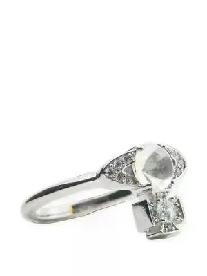 VIVIENNE WESTWOOD Ondina Crystal-embellished Ring