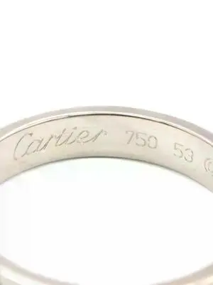 Cartier 2010s Mini Love Ring - Silver
