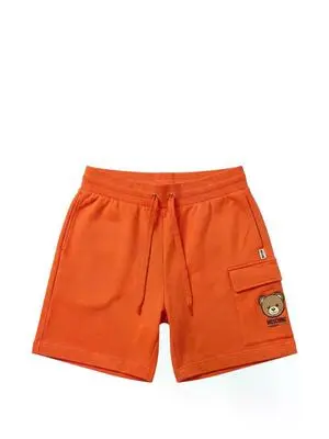 Moschino Drawstring Track Shorts - Orange