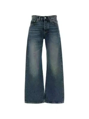 Our Legacy Faded Wide-leg Jeans - Blue