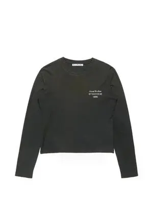 Acne Studios Logo-print Long-sleeve T-shirt