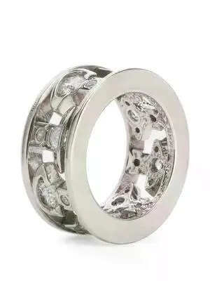 VIVIENNE WESTWOOD Orb-detail Crystal-embellished Ring