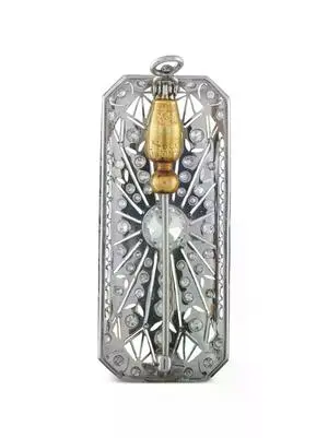 LB EXCLUSIVE Art Deco Diamond Brooch