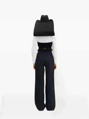 JEAN PAUL GAULTIER Hat-detail Tailored Gilet