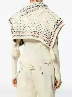 MARANT ETOILE Alfina Jacquard Poncho