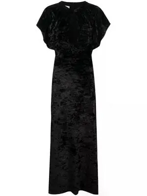 Moschino Cut-out Velvet Maxi Dress
