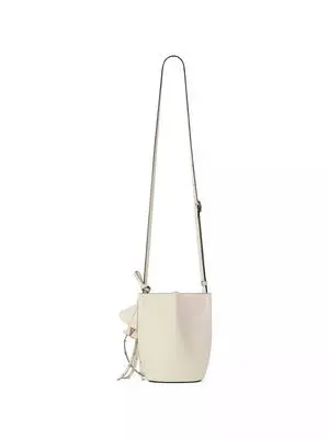 Givenchy Nano Snap Bucket Bag In Grained Leather