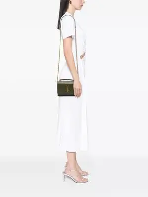 Saint Laurent 2019 Mini Calfskin Monogram Sunset Wallet On Chain Crossbody Bag