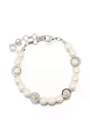 Casablanca Sci-fi Pearl Bracelet - Silver